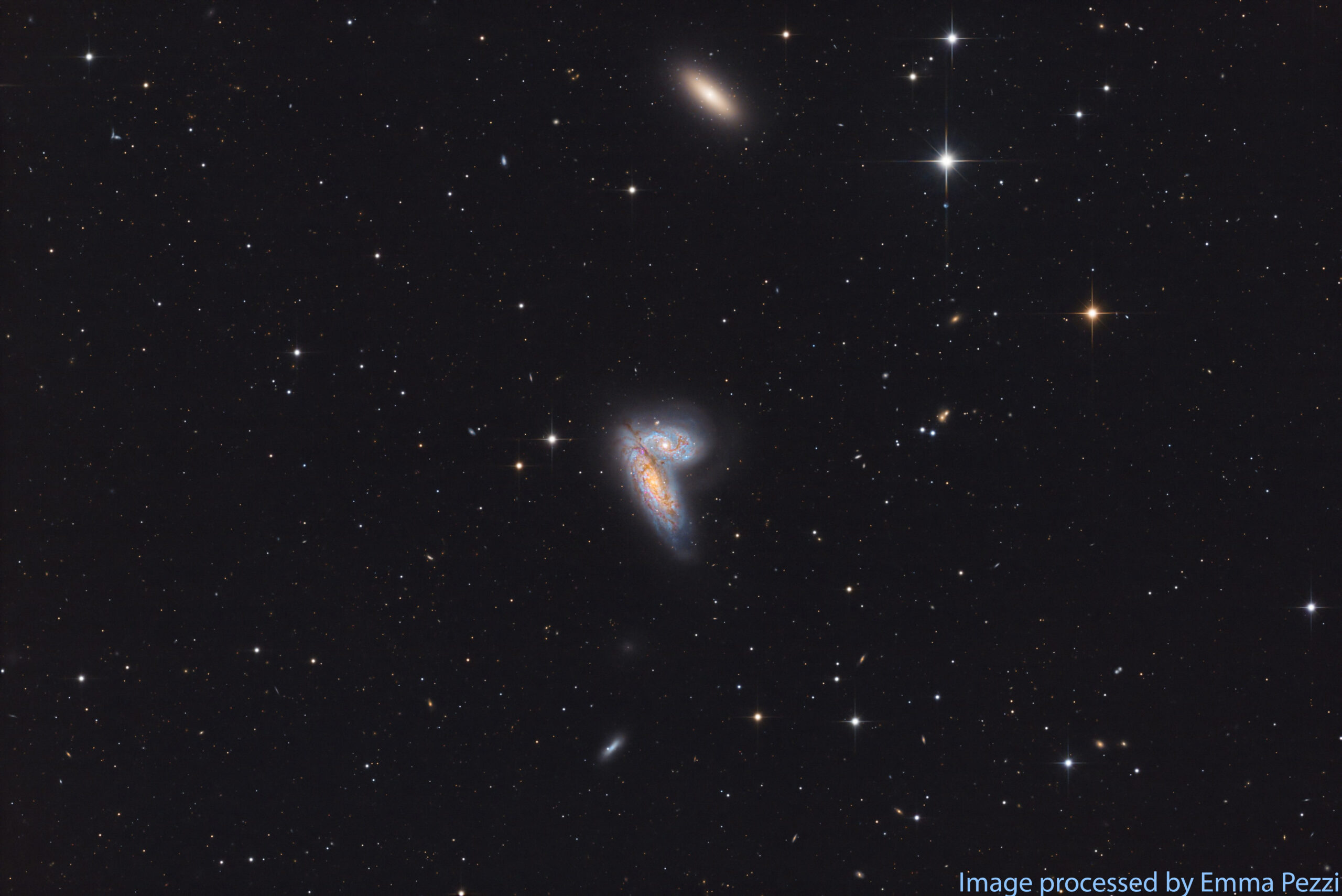 NGC4567/8 (Butterfly Galaxies) | Hellas Sky
